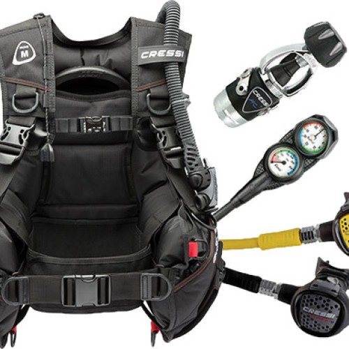 CRESSI Start Pro Scuba Set (Start Pro + MC9 + Compact + Octopus ...
